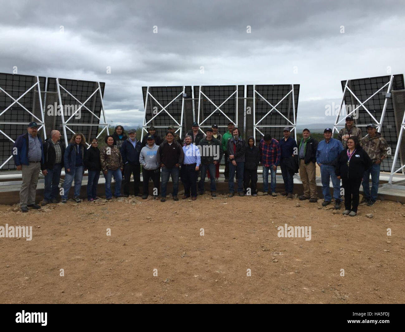 A ground-mounted solar installation in Buckland, Alaska, reflects the ...