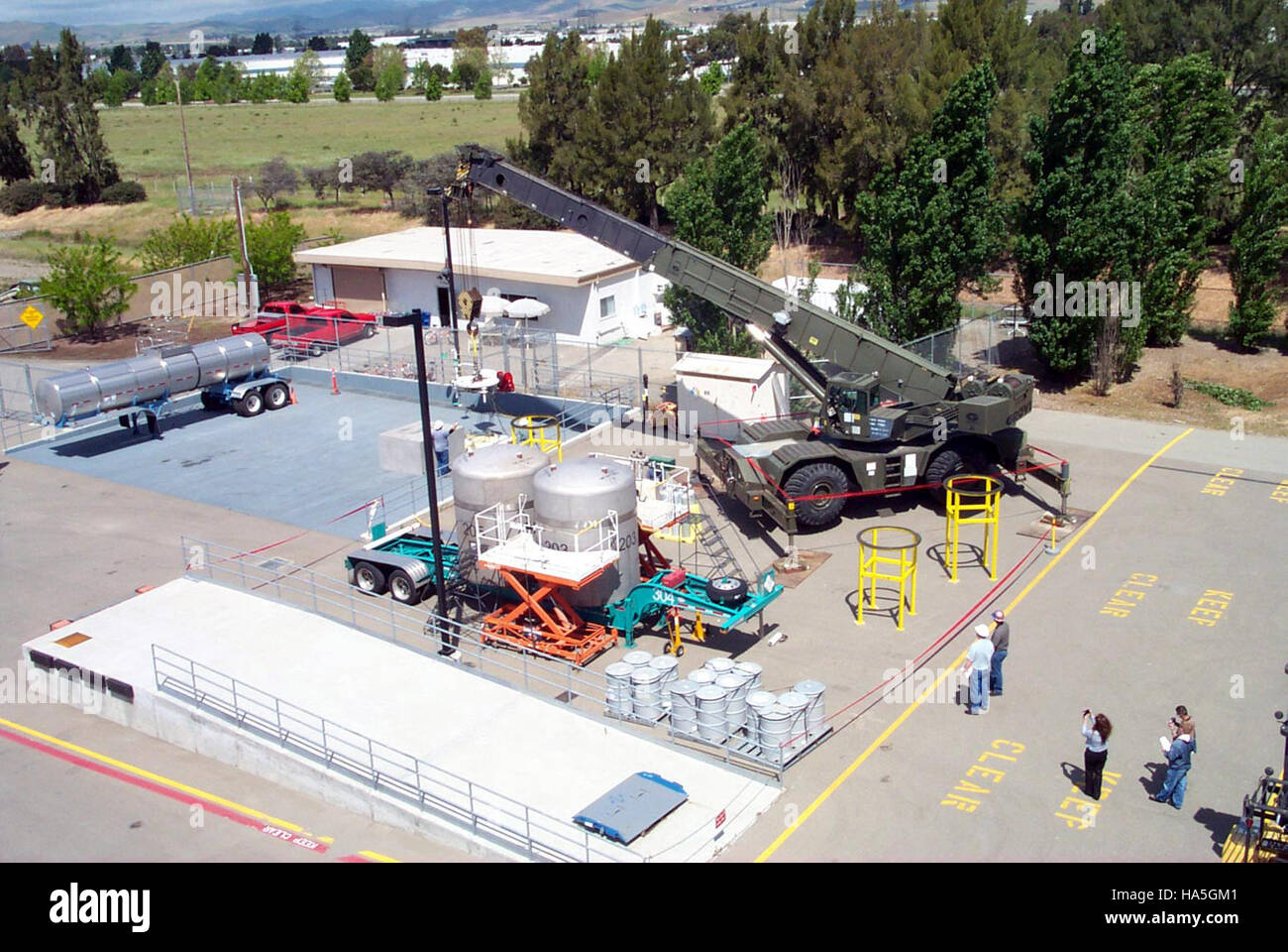 This image depicts an energy efficiency project within a national park ...