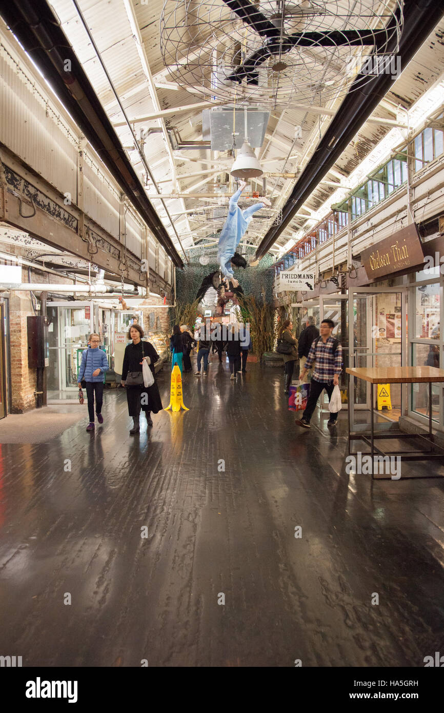 Chelsea Food Market, New York City, United States of America Stock ...
