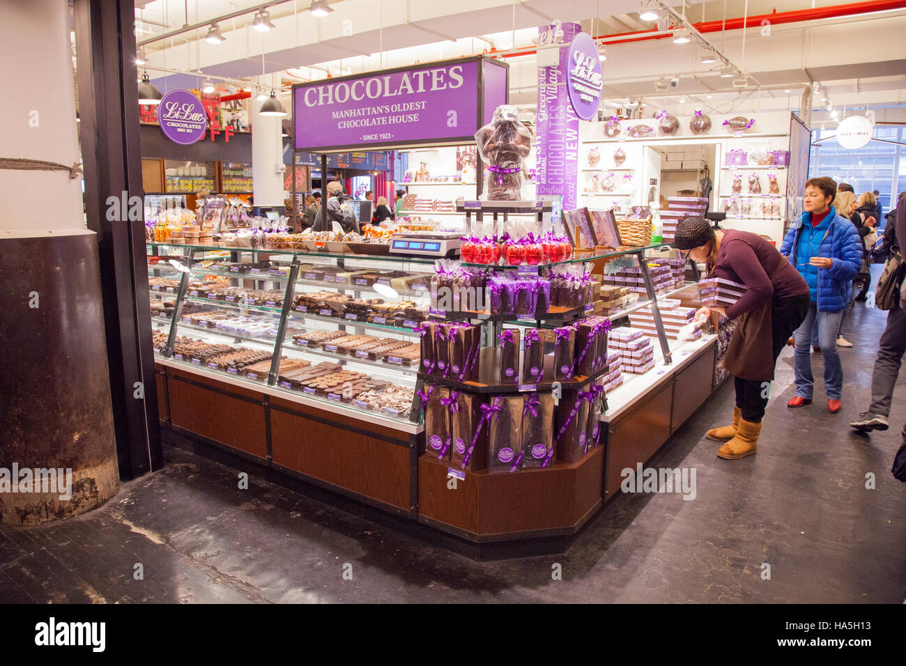 Li-Lac Chocolates at the Chelsea Market, New York City, United States ...