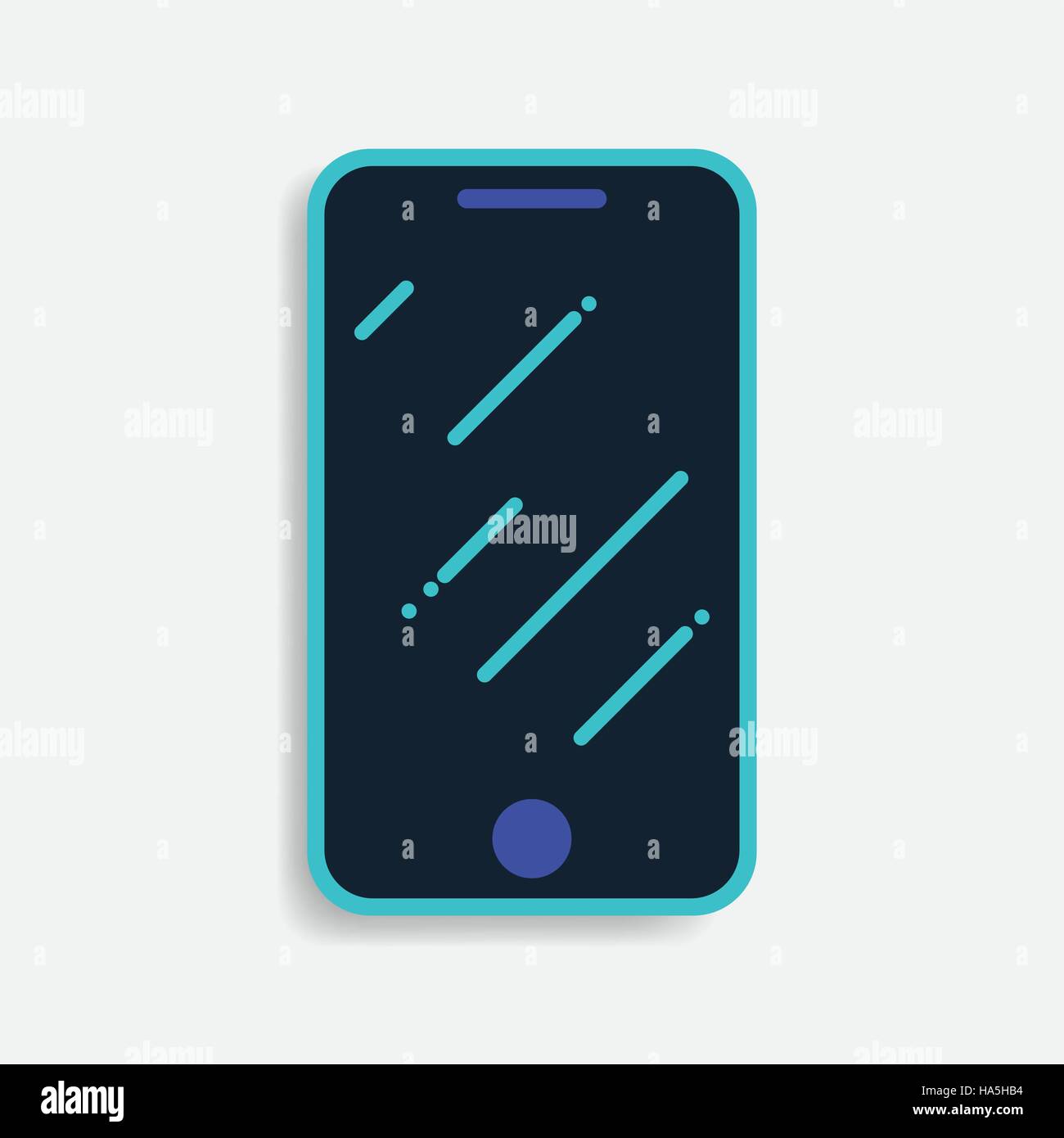 smartphone icon vector illustration Stock Vector Image & Art - Alamy