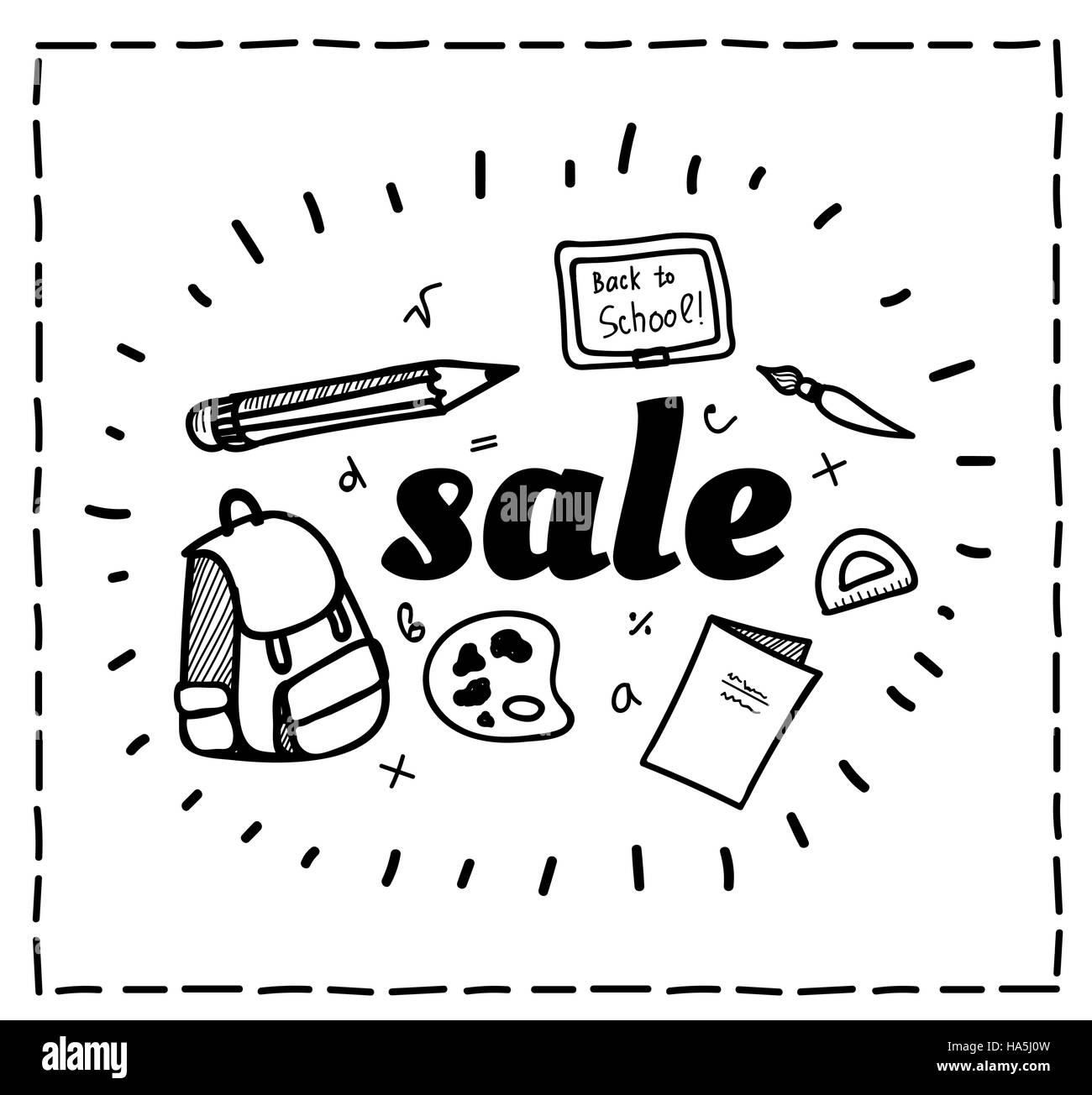 First day school background Black and White Stock Photos & Images - Alamy