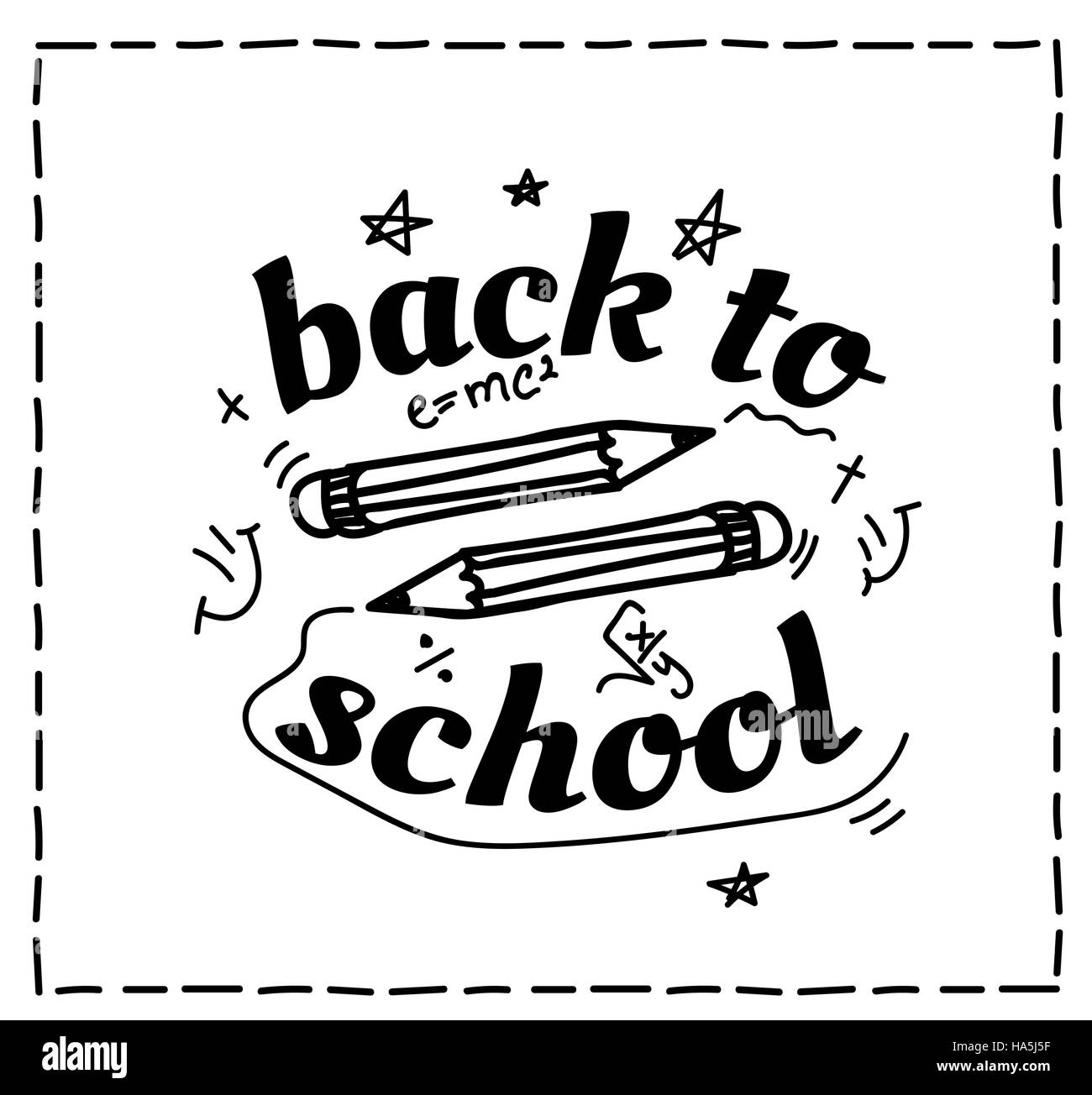 First day school background Black and White Stock Photos & Images - Alamy