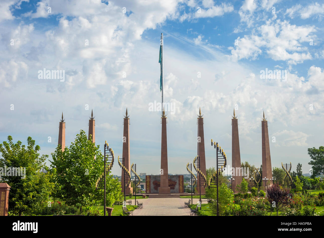 Independence park in shymkent kazakhstan hi-res stock photography and ...