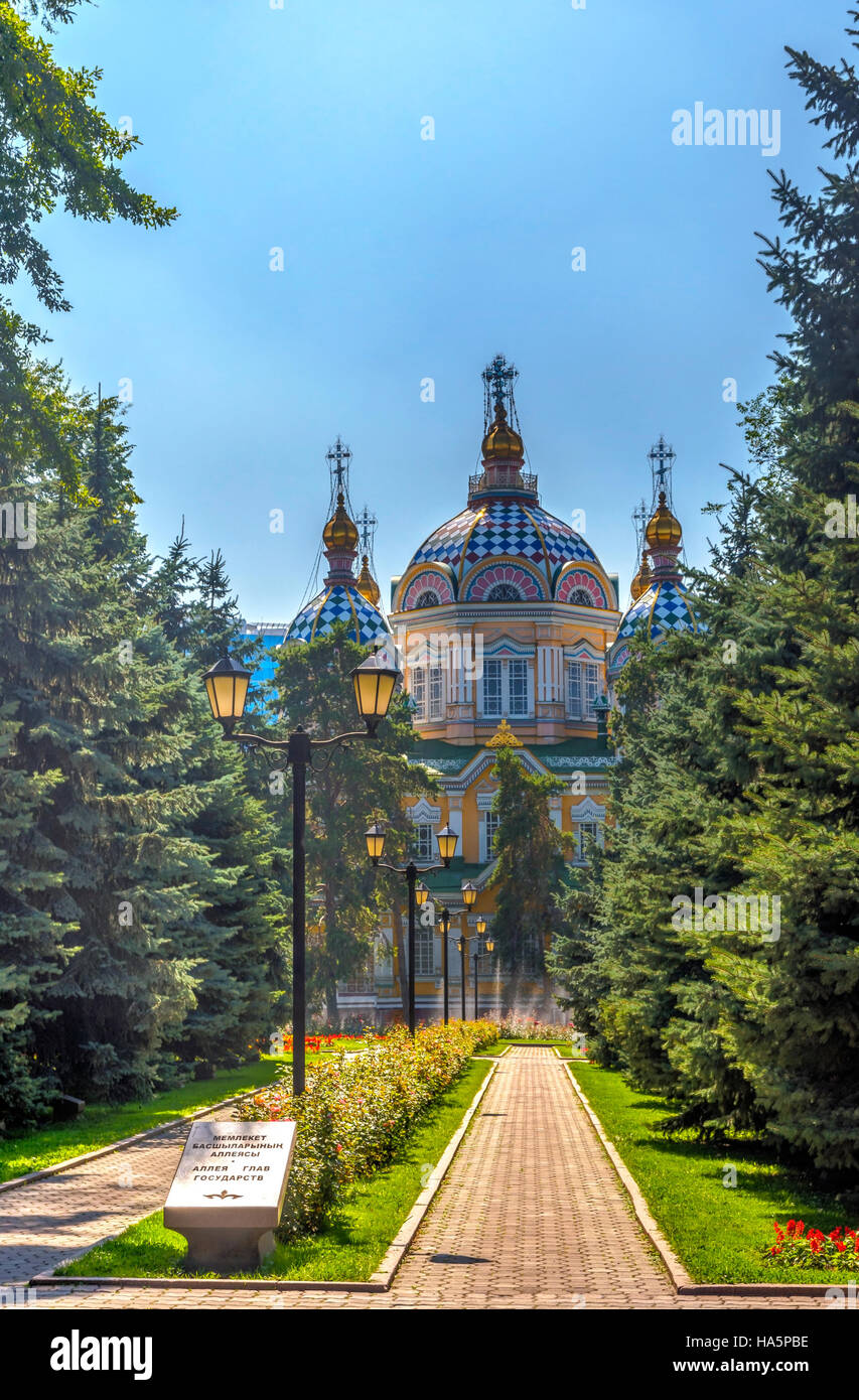 Zenkov cathedral kazakhstan hi-res stock photography and images - Alamy