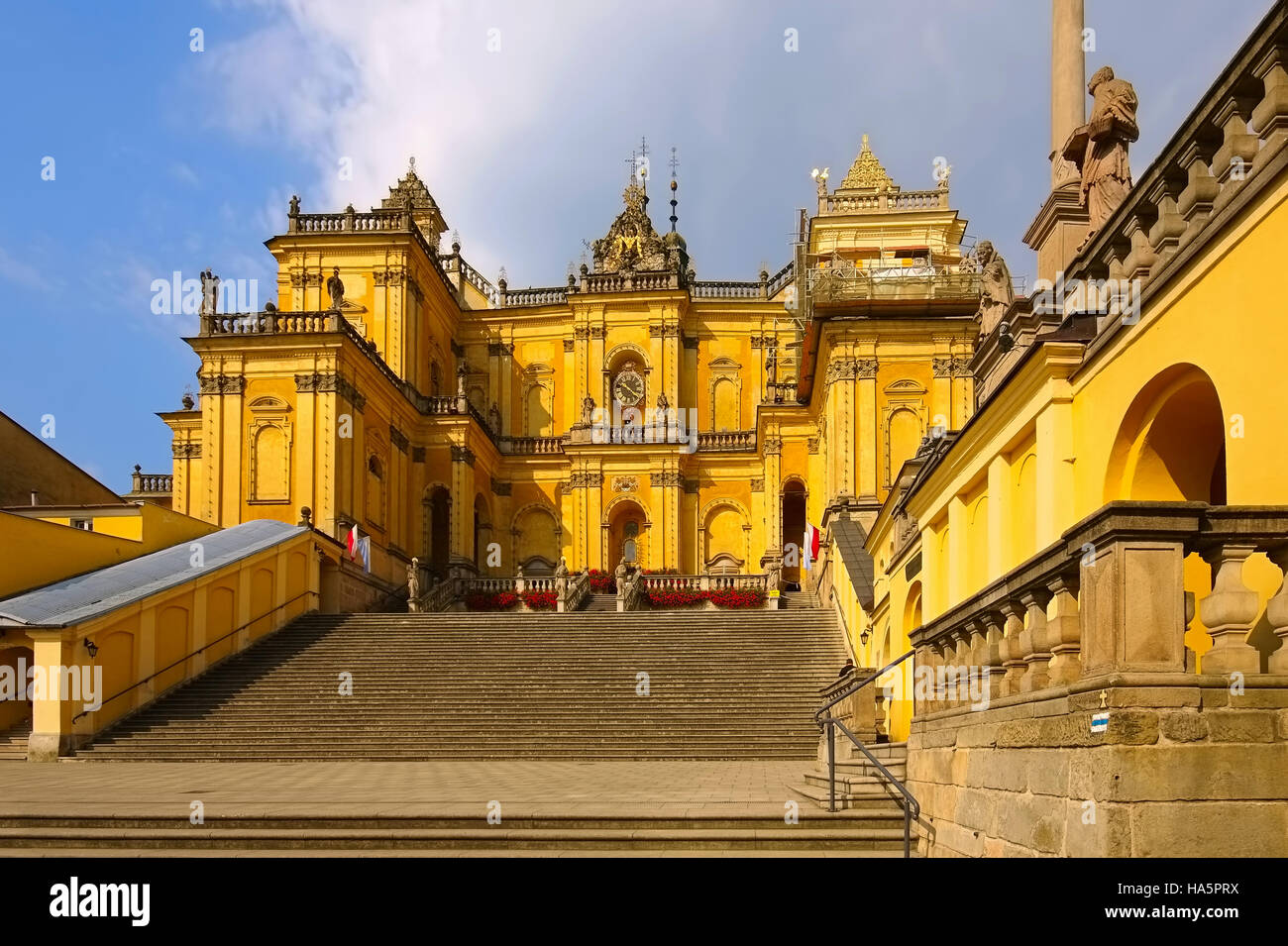 Albendorf Wallfahrtskirche in Schlesien - Wambierzyce Basilica church, Silesia, Poland Stock ...
