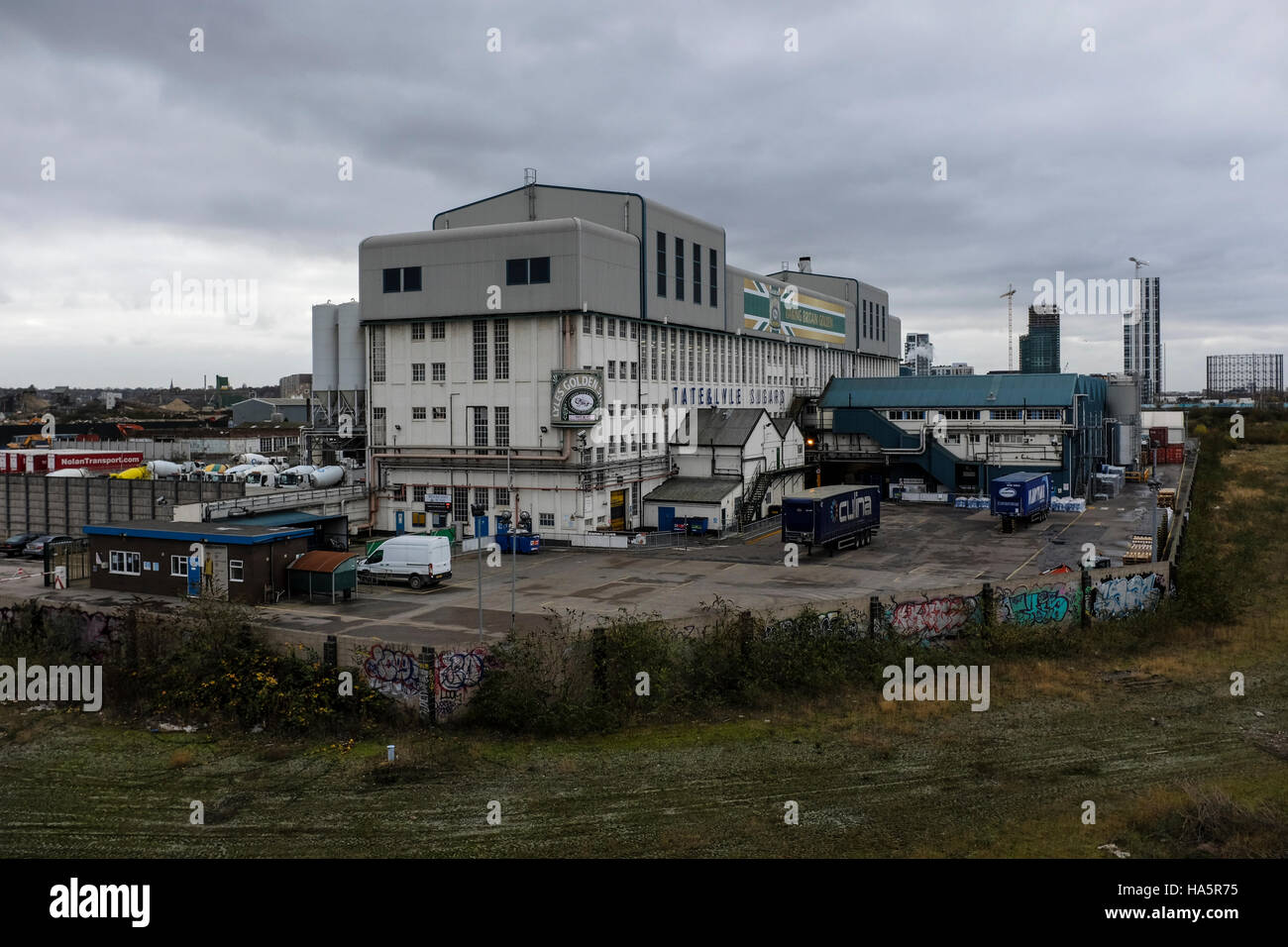 Tate and Lyle Refinery, London Stock Photo - Alamy