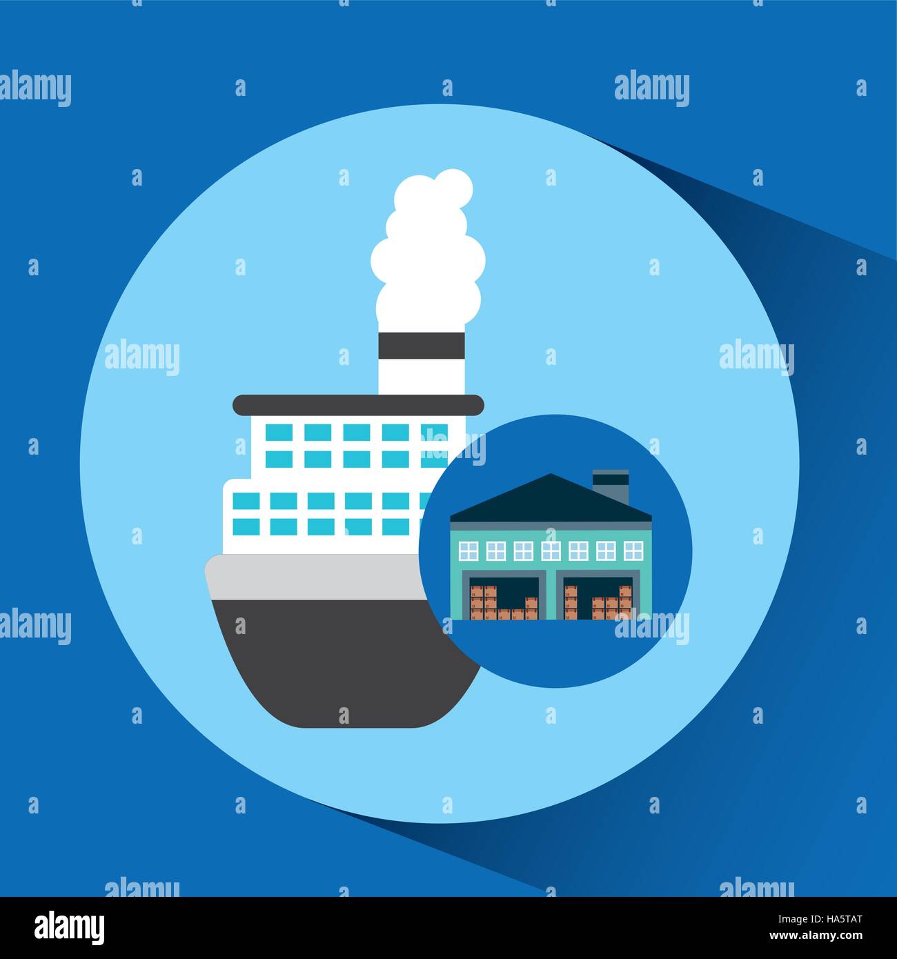 Dockyard vector vectors hi-res stock photography and images - Alamy