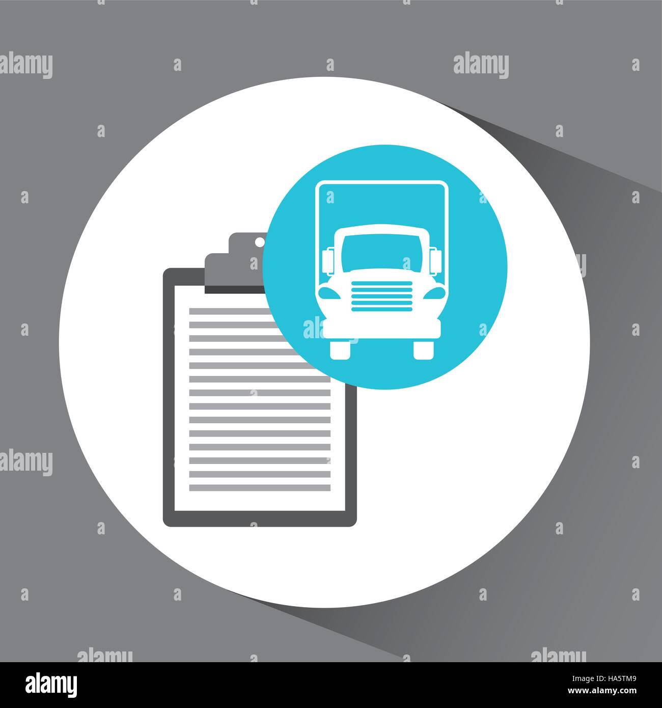 man delivery checking transportation logistic vector illustration eps ...