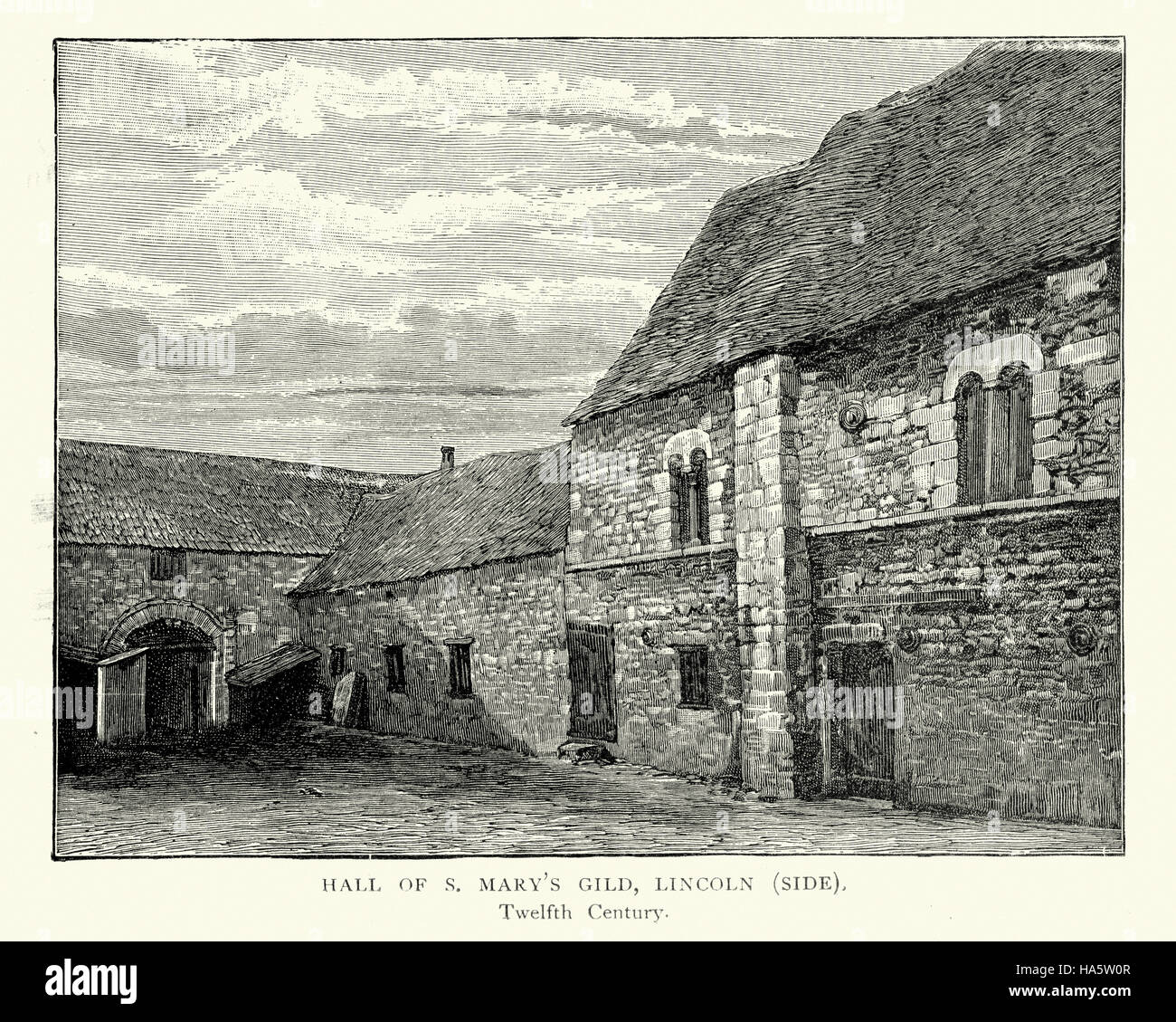 St Mary's Guildhall is a major domestic complex, indicating the highest ...