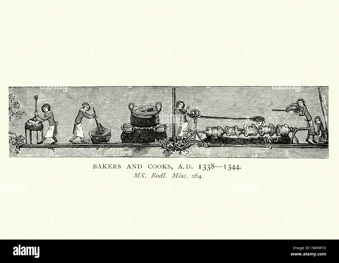 Medieval kitchen hi-res stock photography and images - Alamy