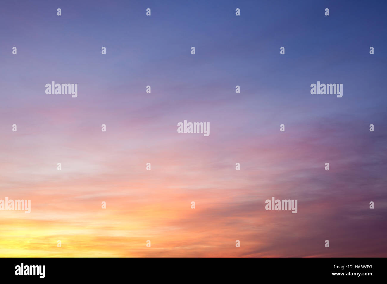 A fiery sunset sky Stock Photo - Alamy