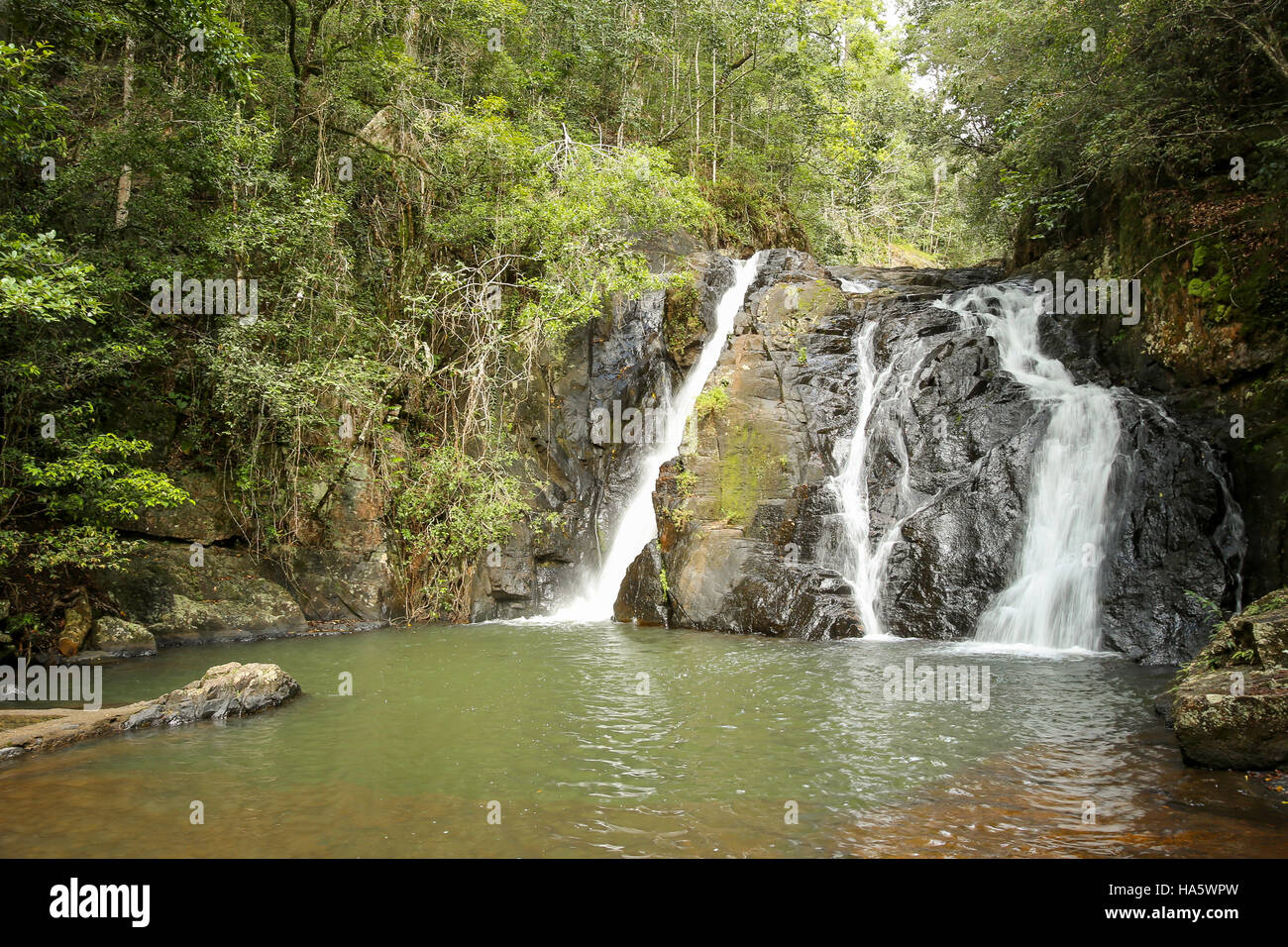 Dinner Falls at Hypipamee National Park in North Queensland, Australia ...