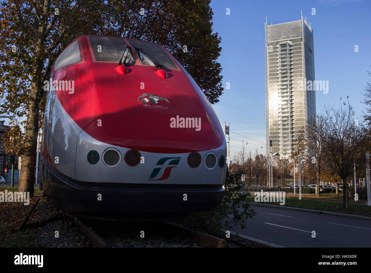 Italian train (TAV, Ferrorie dello Stato) and Intesa Sanpaolo ...