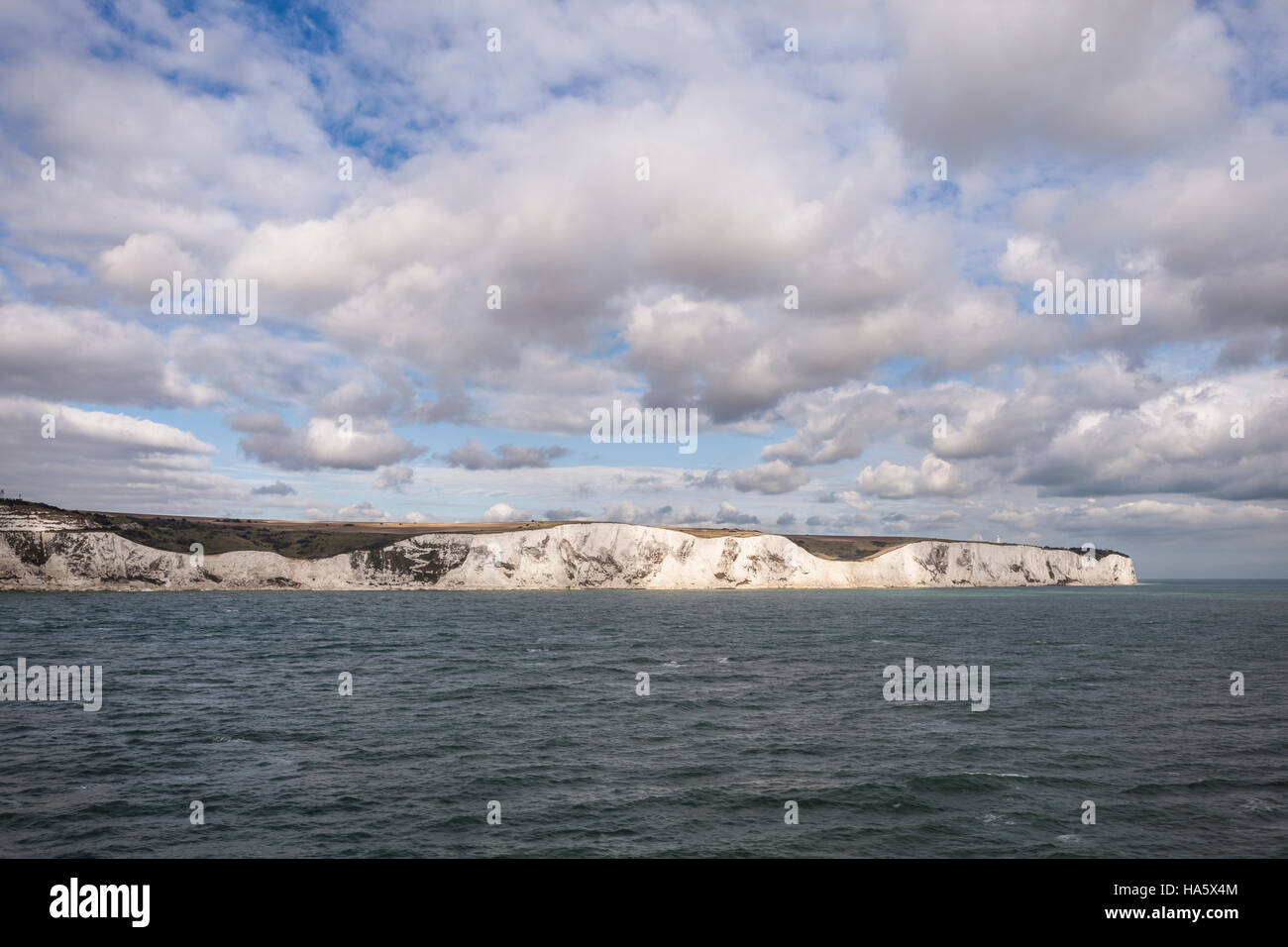 The white cliffs of Dover seen from a ferry boat Stock Photo - Alamy