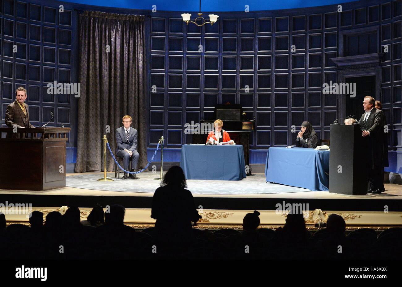 Lady Justice Hallett (centre) during a rehearsal of a production of the ...