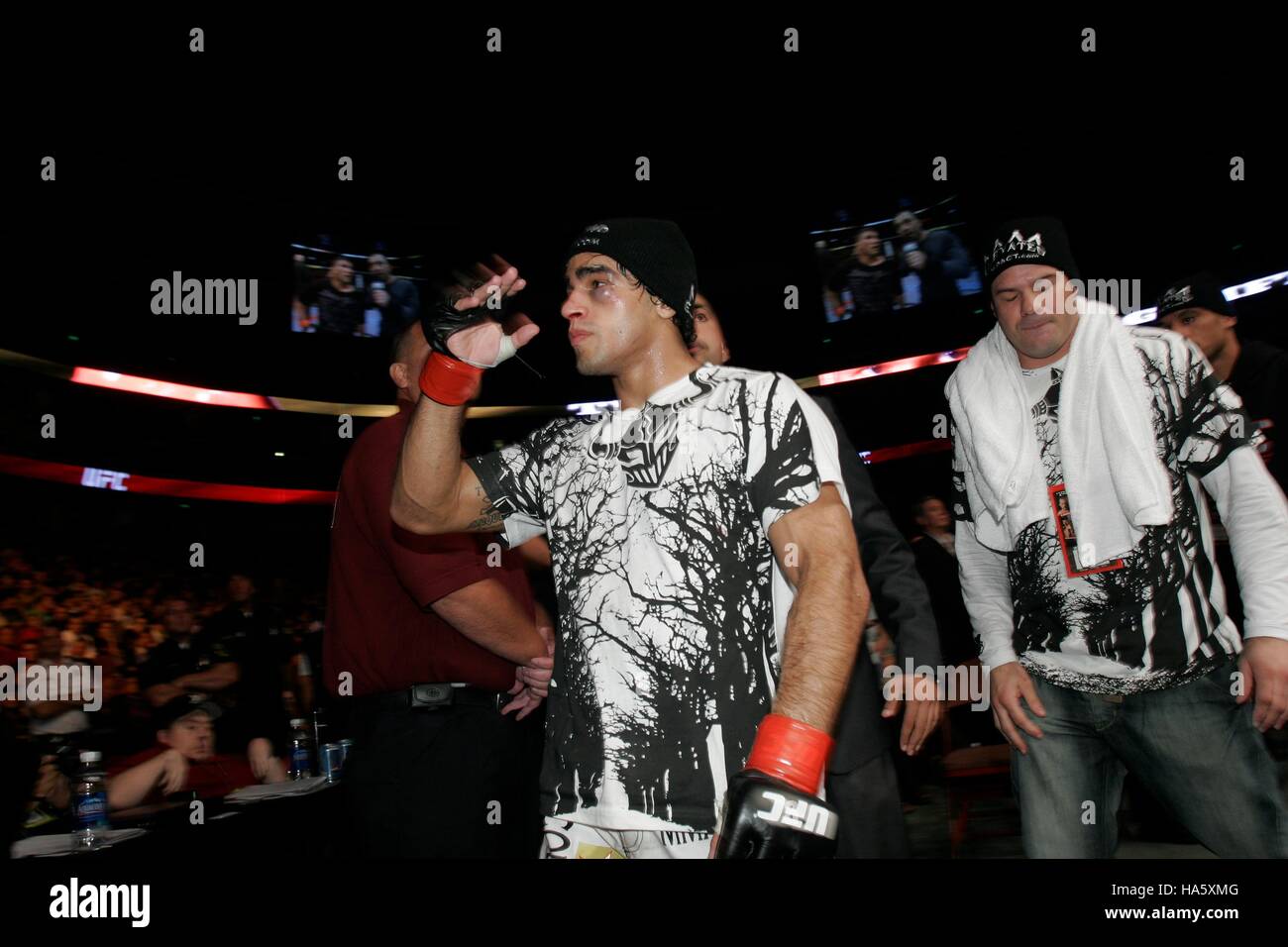 Thiago Tavares at UFC 76 during a mixed martial arts match at the Honda ...