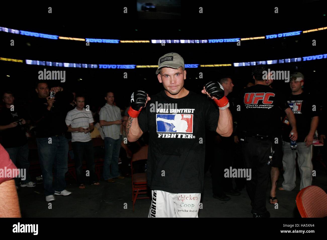 Jeremy Stephens at UFC 76 during a mixed martial arts match at the ...