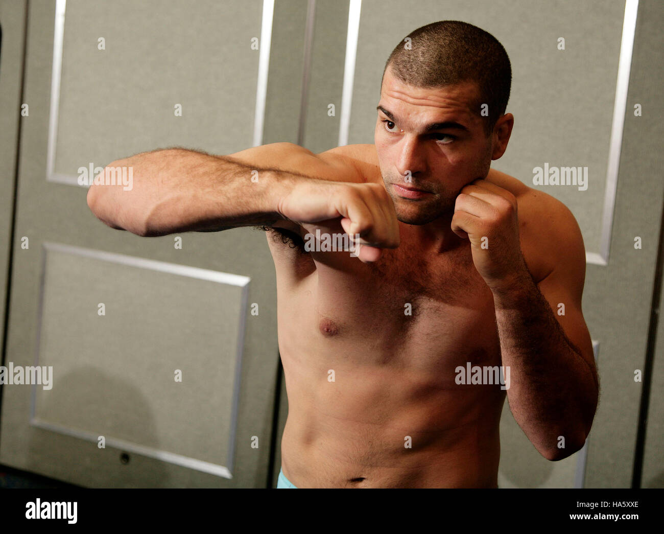 UFC fighter Mauricio “Shogun” Rua at a training session in Anaheim ...