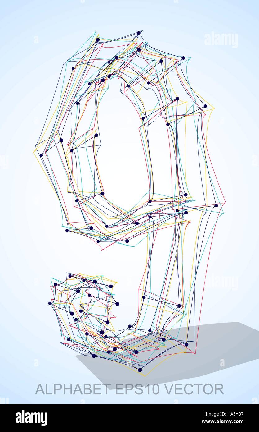 Number nine wireframe hi-res stock photography and images - Alamy