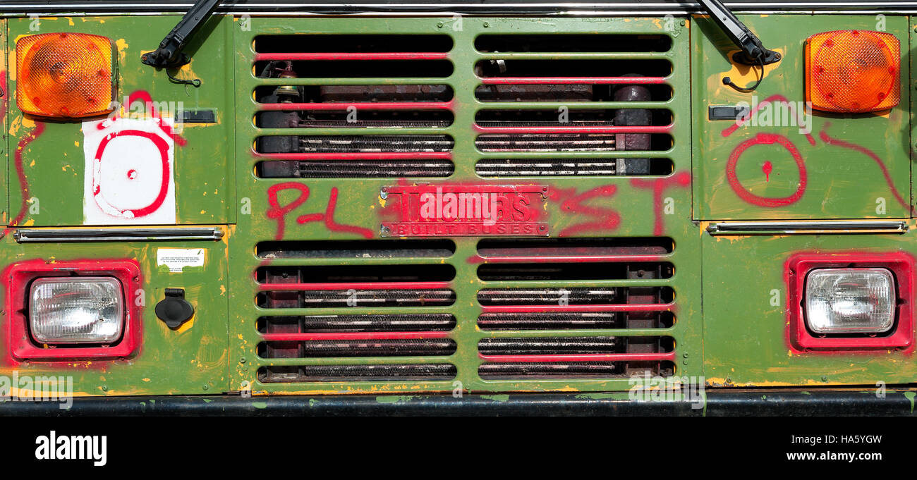 Thomas Built Buses 1 Stock Photo - Alamy