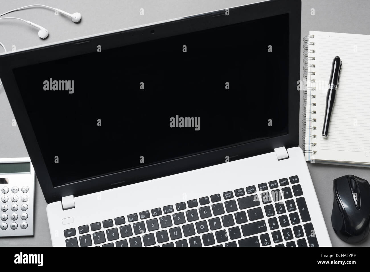 Business workplace with stuff Stock Photo - Alamy