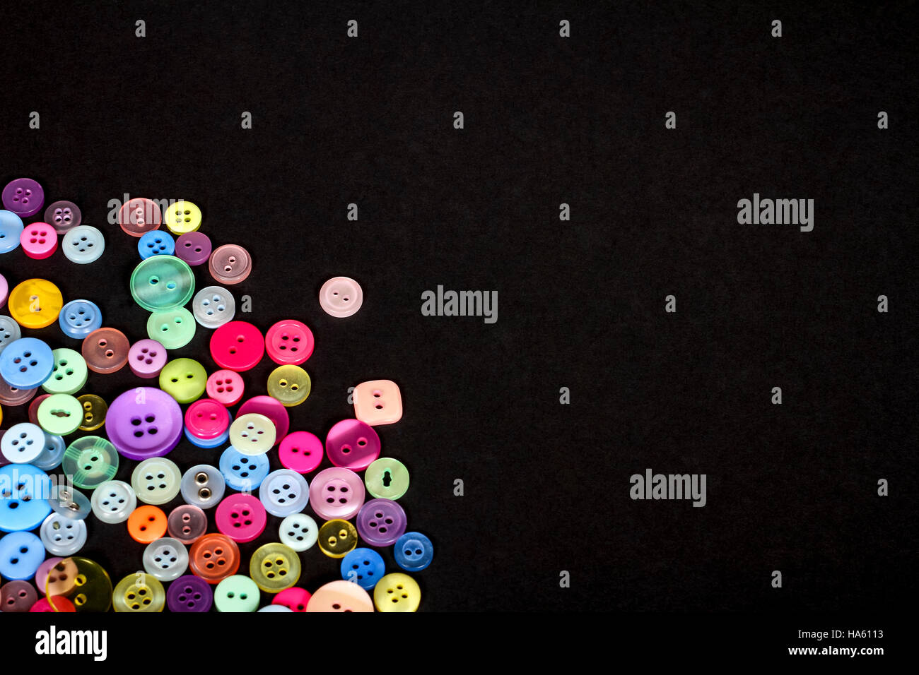 A colourful mixture of buttons Stock Photo - Alamy