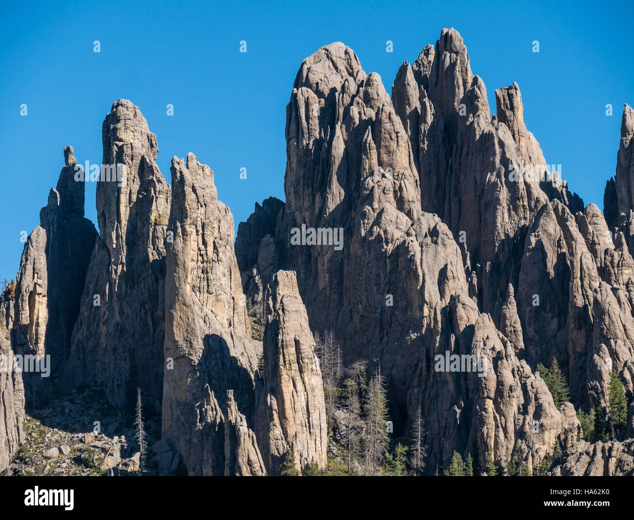 Cathedral Spires, Needles Highway, Custer State Park, Custer, South ...