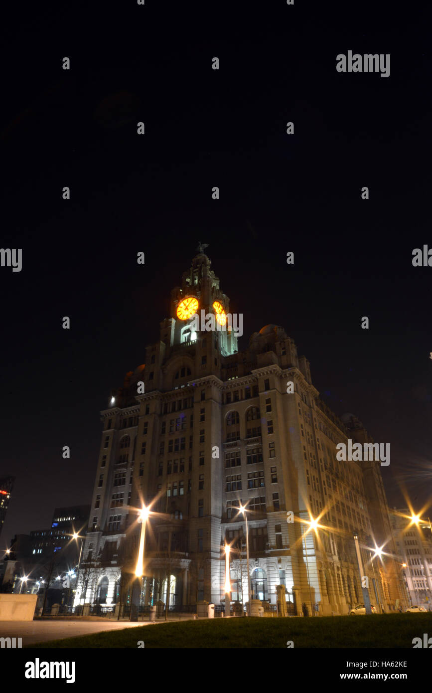 Liver building at night hi-res stock photography and images - Alamy