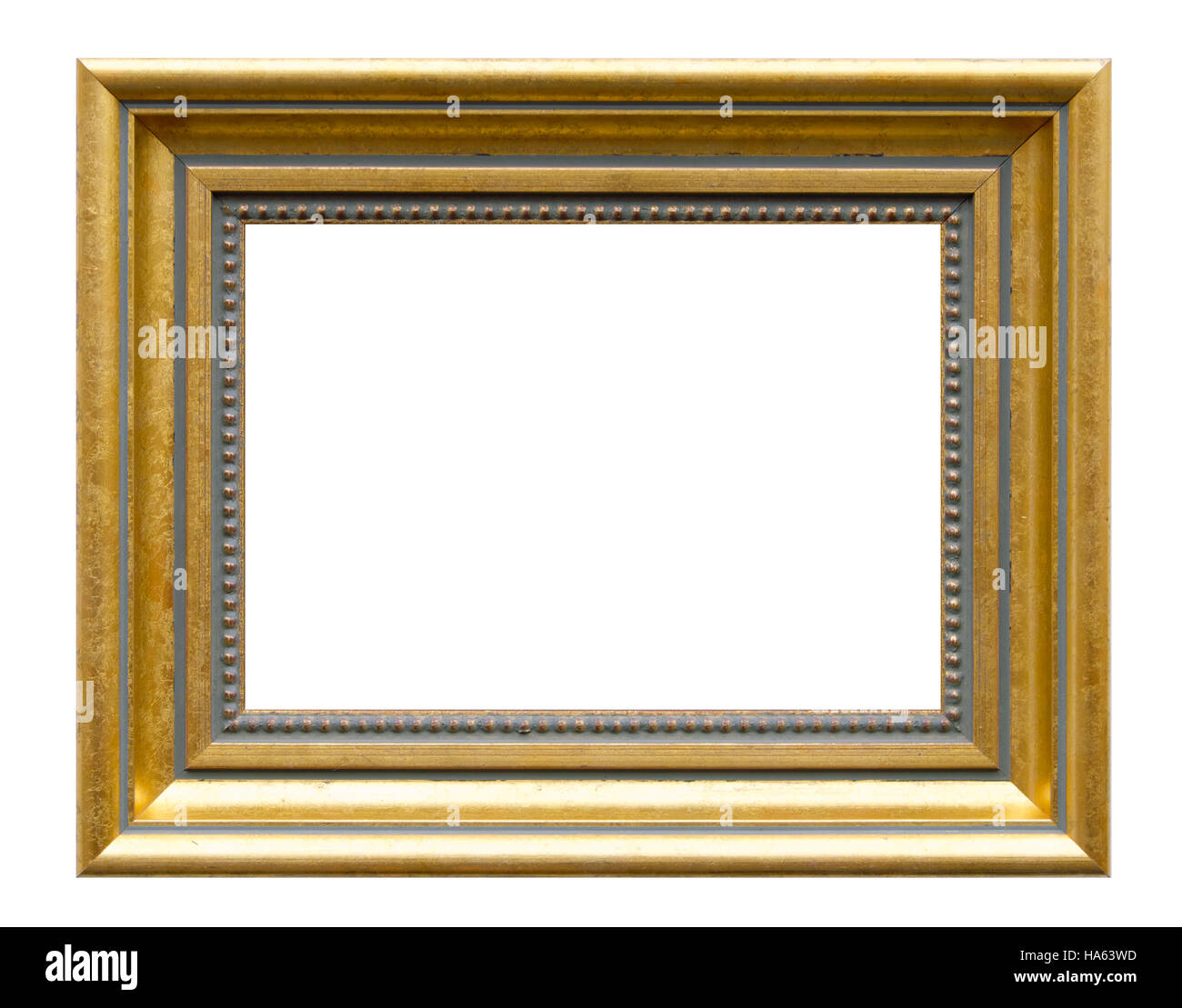 beautiful golden picture frame - wooden frame Stock Photo - Alamy