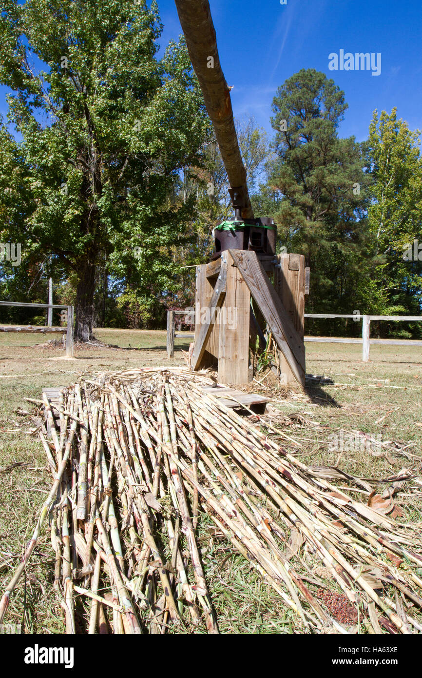 Antique sugar cane mechanical processing tool Stock Photo - Alamy