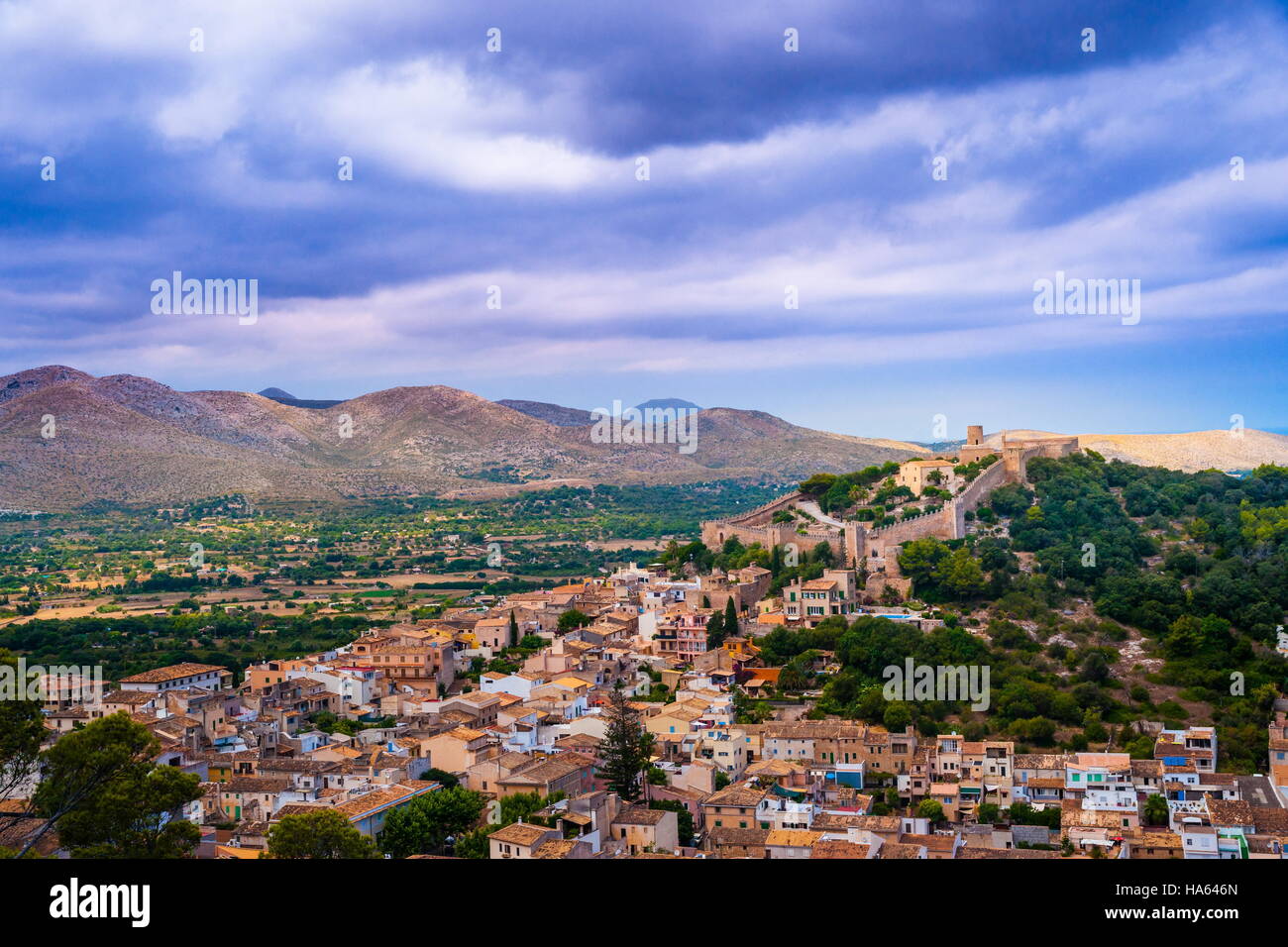 Capdepera castle in Mallorca island, Spain Stock Photo - Alamy