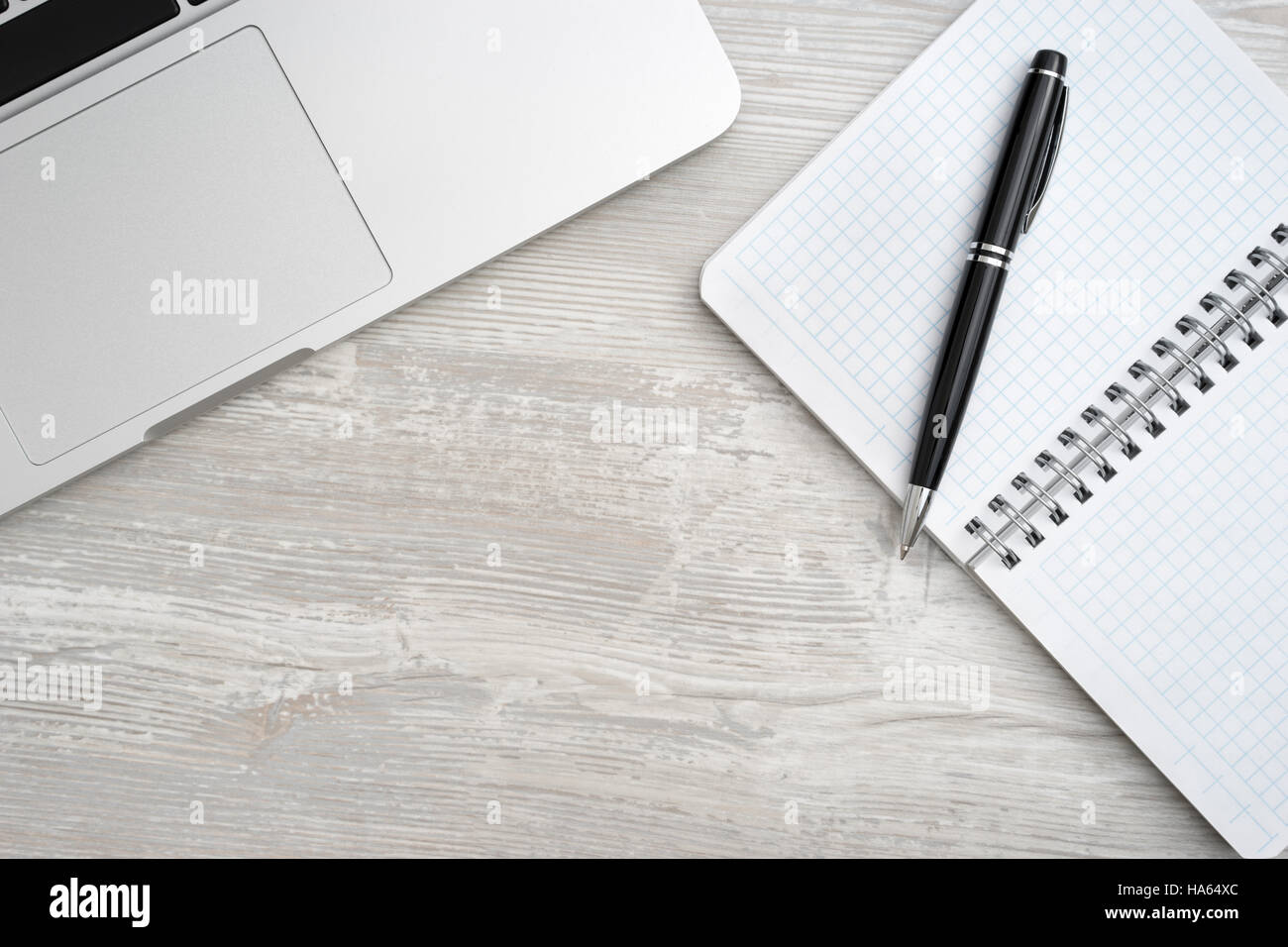 Top view notepad pencil hi-res stock photography and images - Alamy