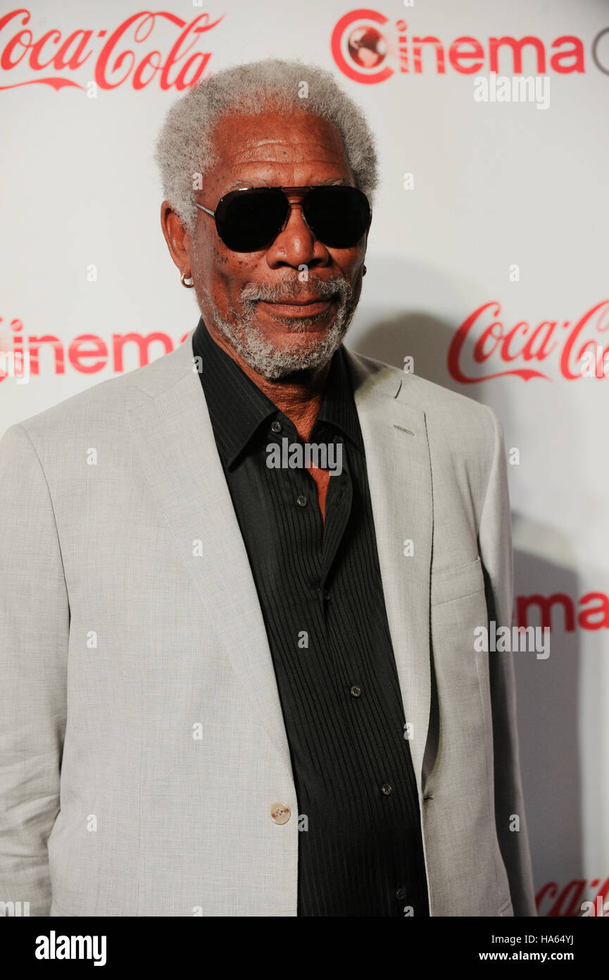 Actor Morgan Freeman, recipient of the Cinema Icon Award, arrives at ...