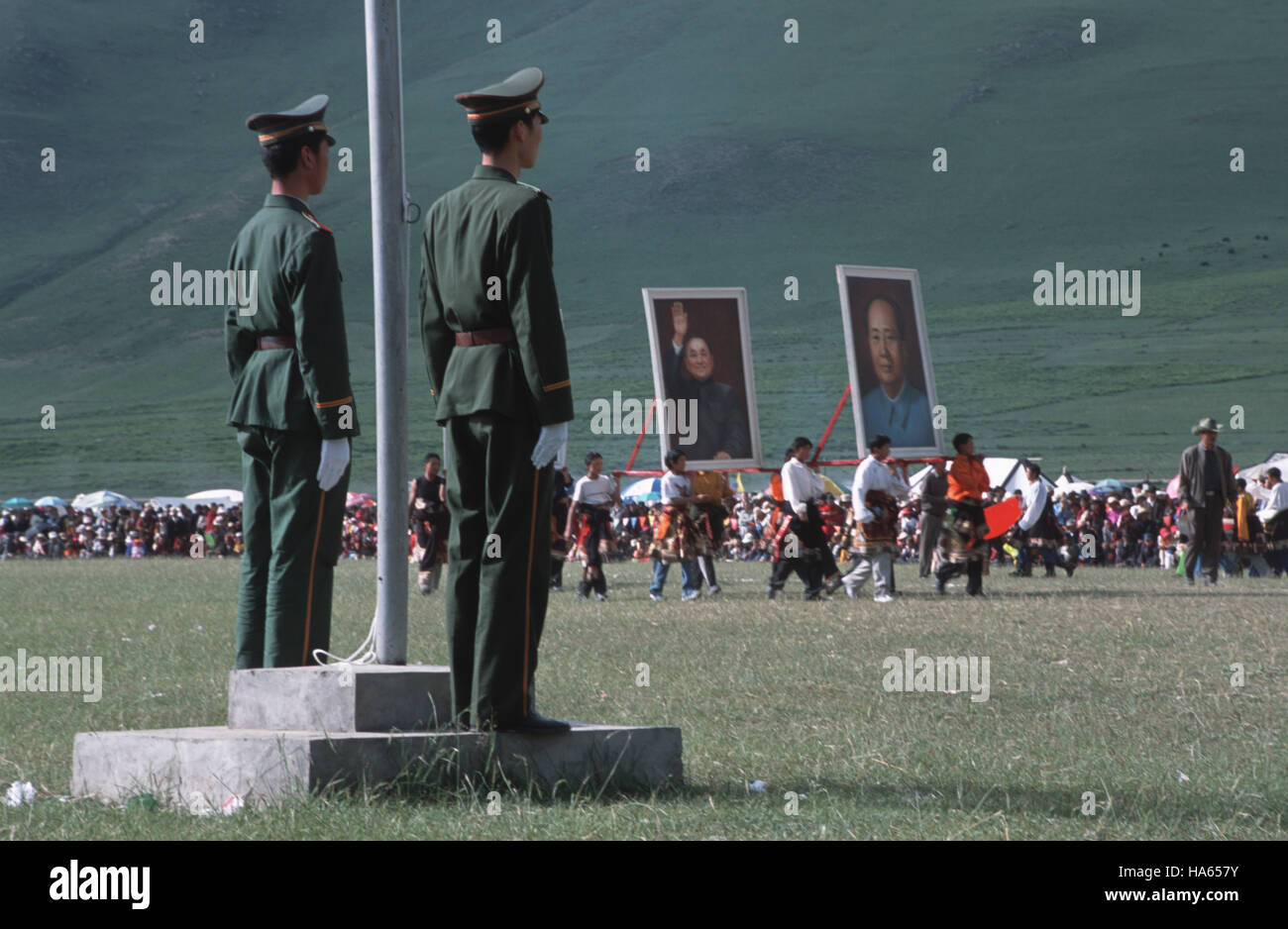 Tibetan army painting hi-res stock photography and images - Alamy