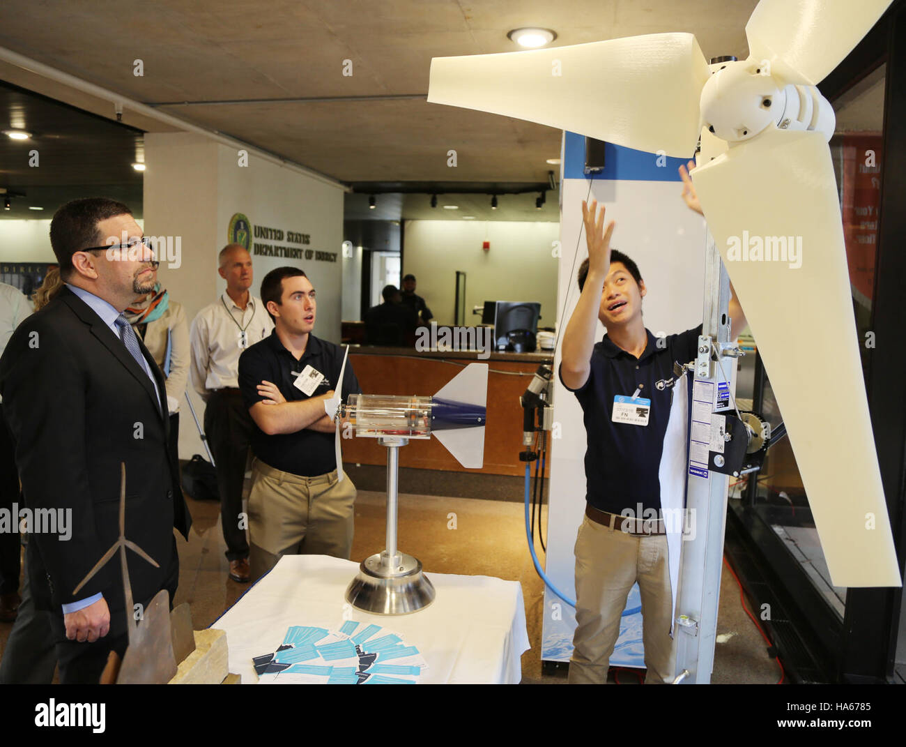 Penn State University’s winning turbine project, which demonstrates ...