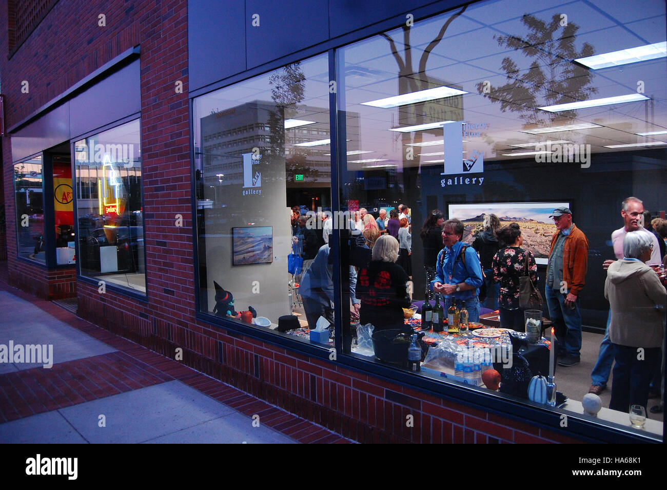 The opening night of the AiR Exhibit in Reno, showcasing art inspired ...