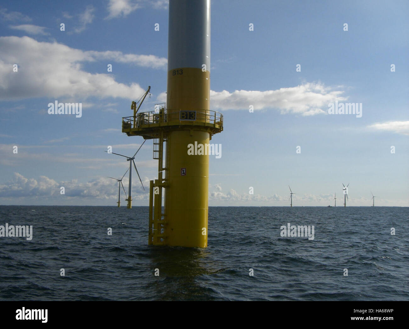 Transition piece wind turbine hi-res stock photography and images - Alamy