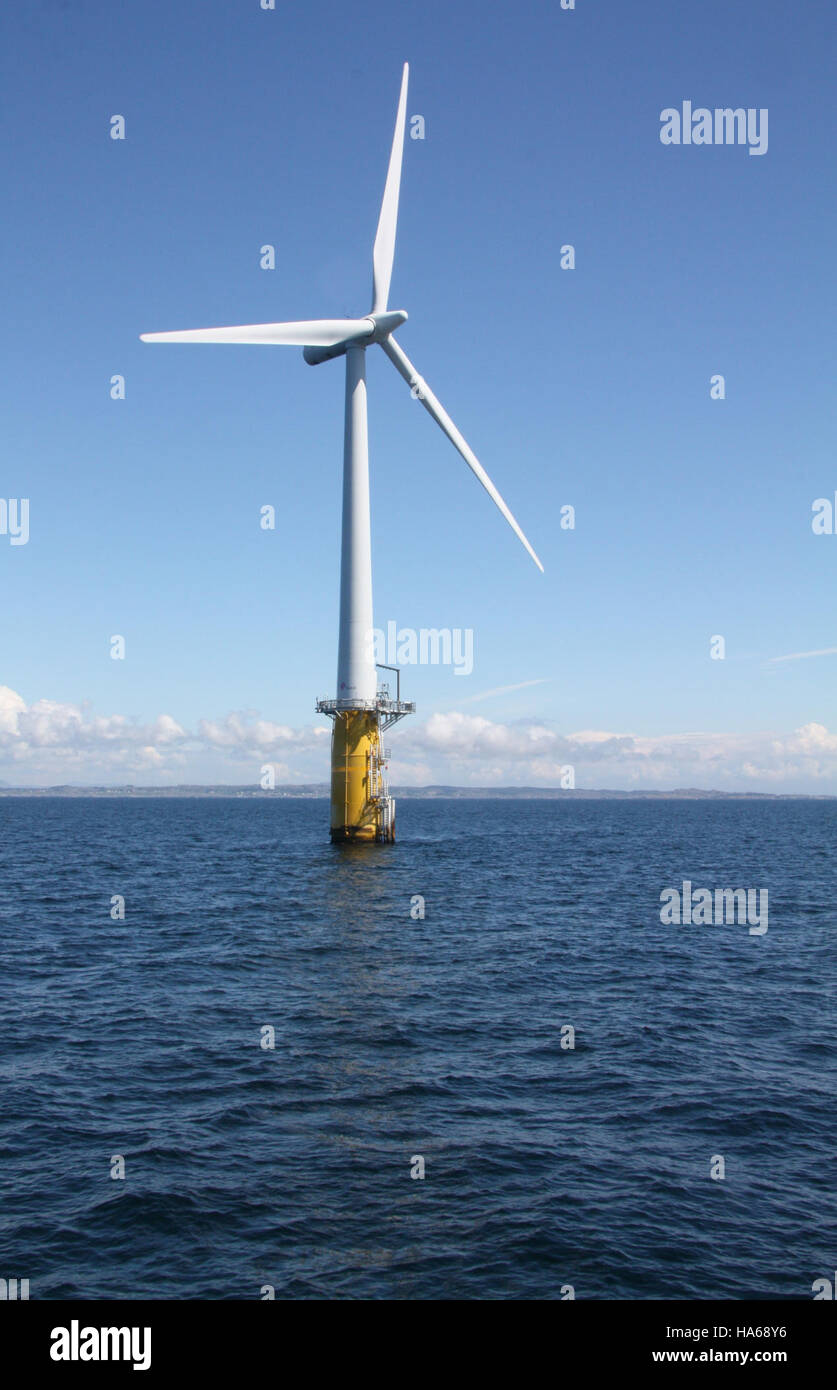 Floating offshore turbine hi-res stock photography and images - Alamy