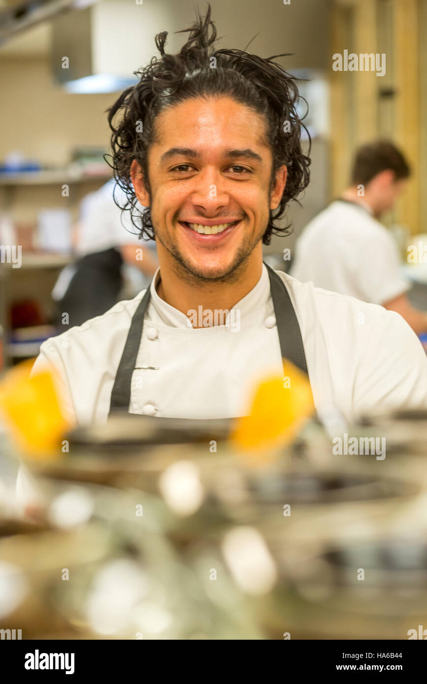 Award-winning chef Matt Gillan Stock Photo - Alamy