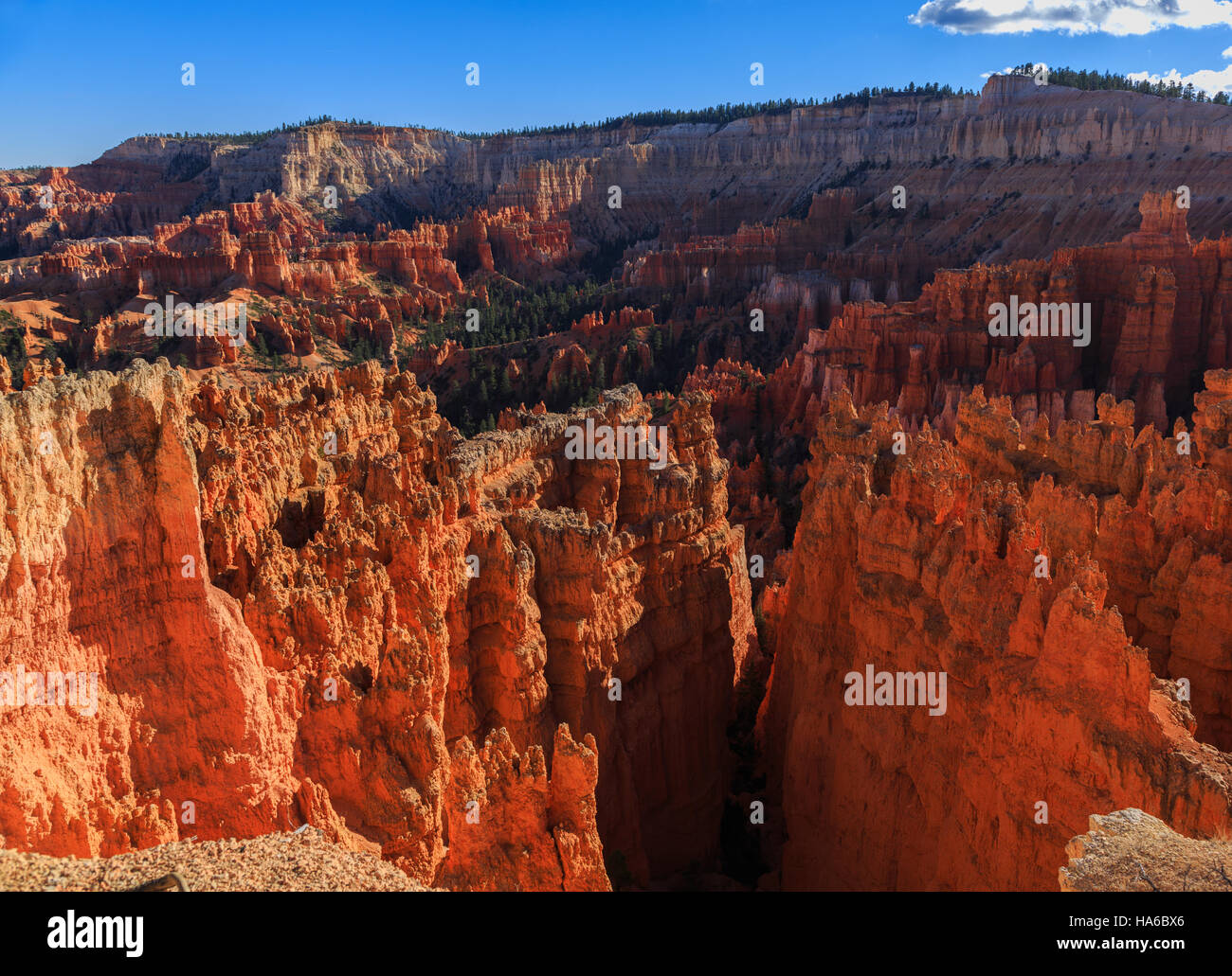 Amazing scenic view of the hoodoos. Bryce Canyon National Park, Utah ...