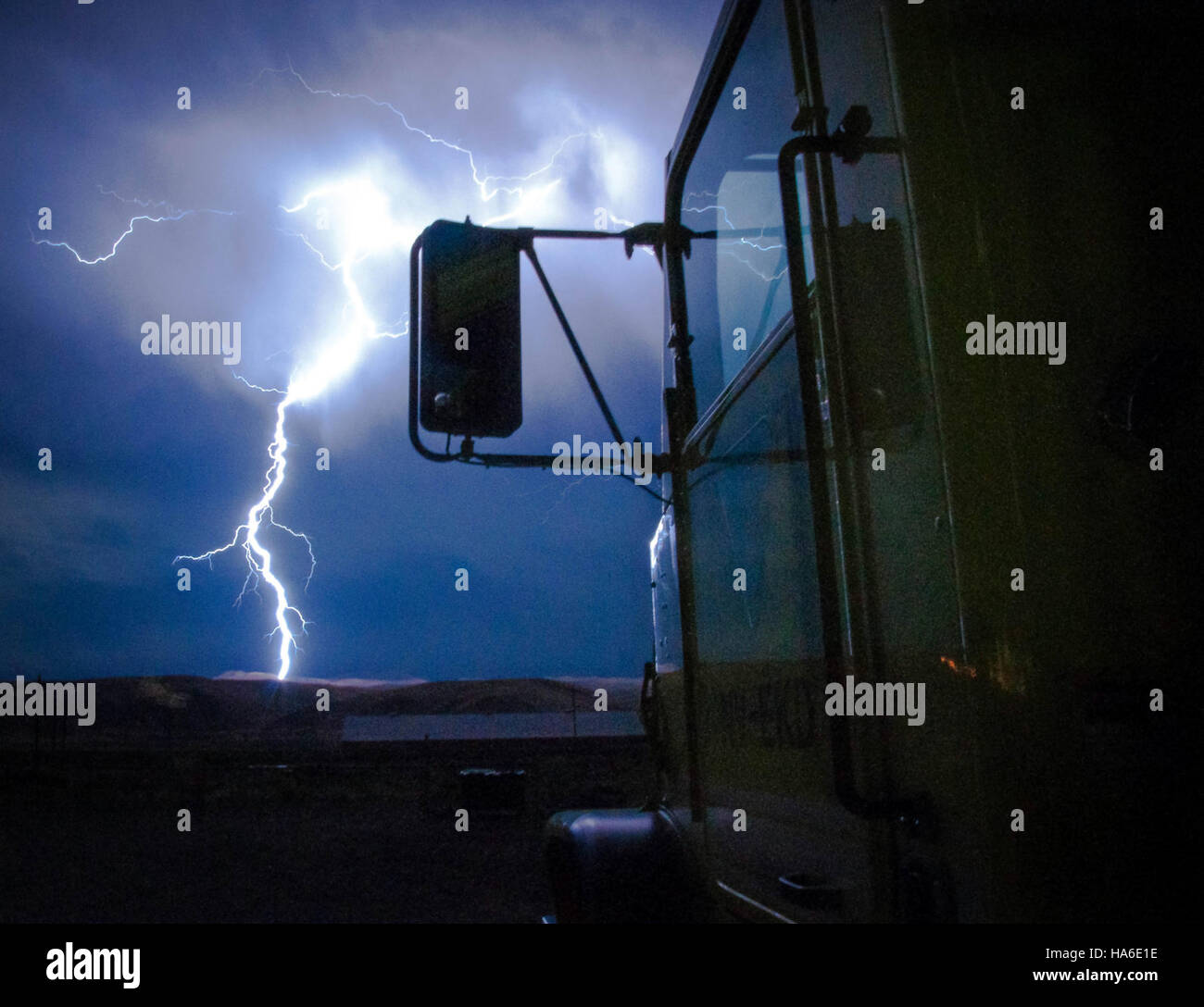 This image captures a lightning strike in Nevada, a reminder of the ...