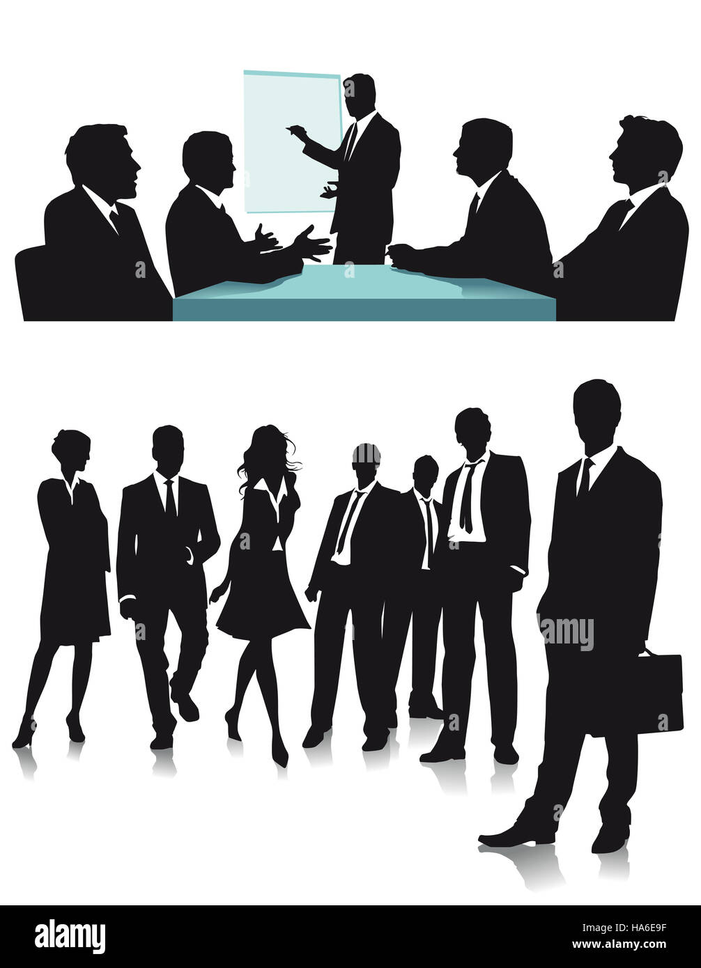 Business Conversation and Communication Stock Photo - Alamy