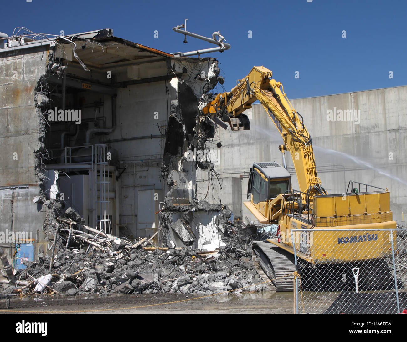 The demolition of facilities at the Hanford site, part of environmental ...