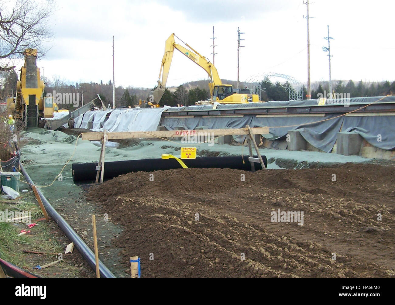 The installation of a treatment wall at the West Valley site marks a ...