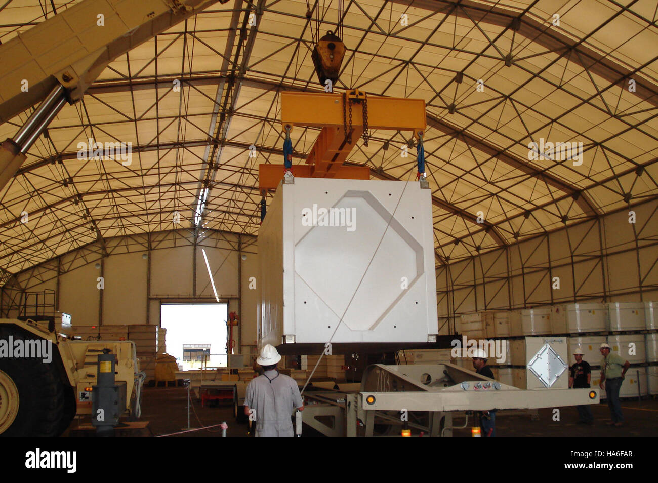 The image shows TRUPACT-III, a transportation cask used for shipping ...