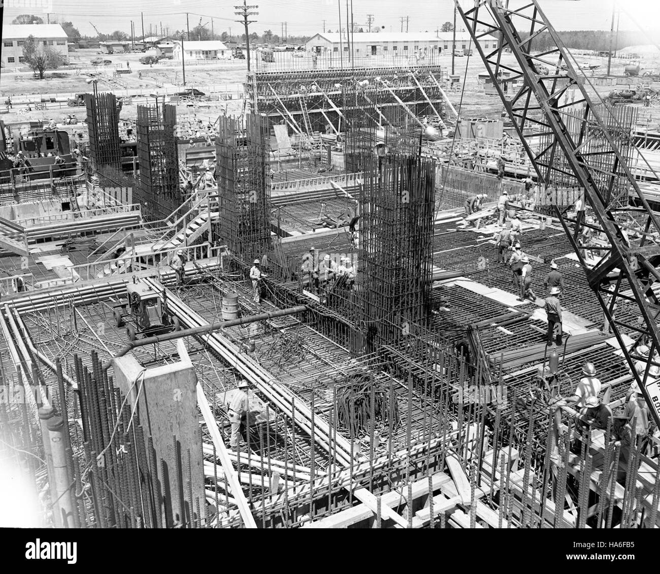 A historical image of the P and R Reactors at the Savannah River Site ...