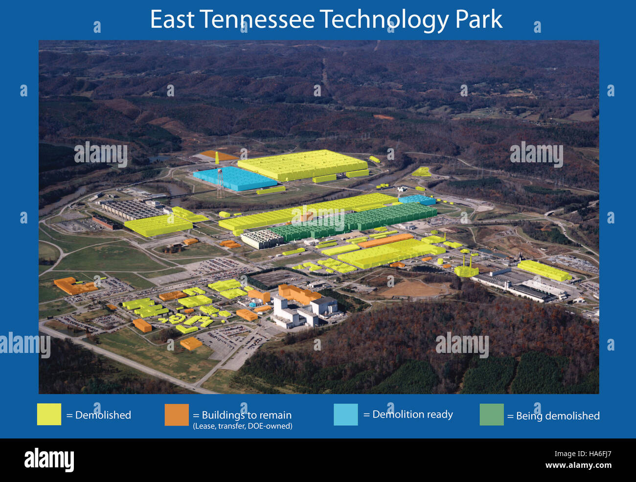 An aerial view of Oak Ridge National Laboratory showcases its role in ...