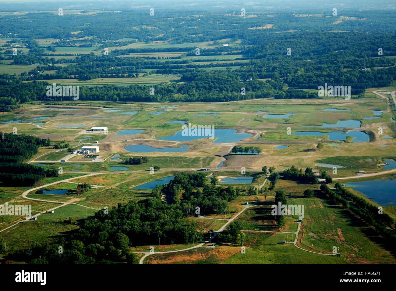 The Fernald Weapons Facility Park, a former site of nuclear weapons ...