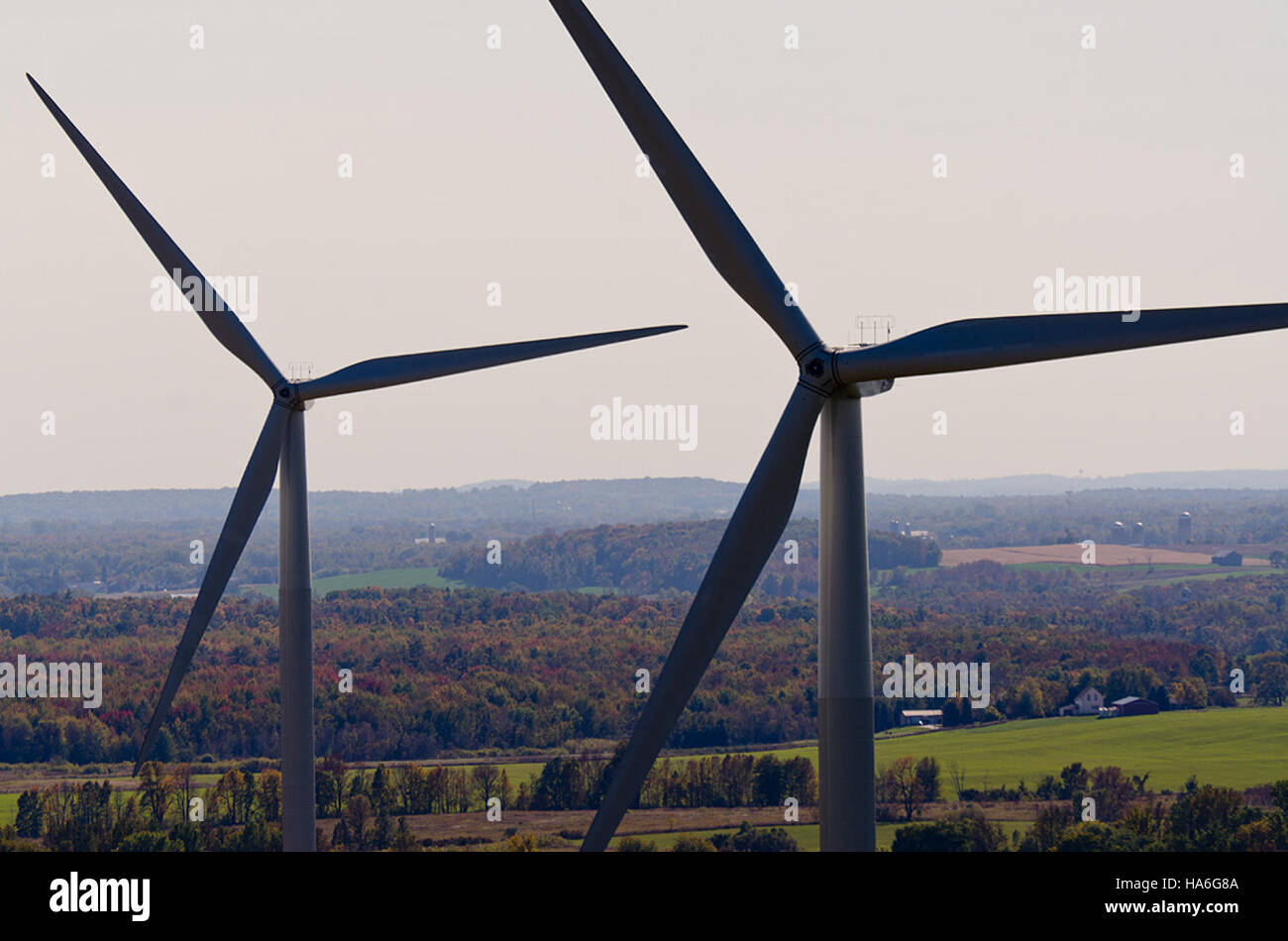 This photo shows a wind turbine in Wisconsin, part of renewable energy ...